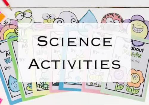 Science Lapbooks | Kindergarten Science Curriculum Printable Activities