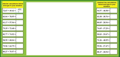 Mystery Digital Pixel Art NO PREP - Gorilla Decimal Addition and ...