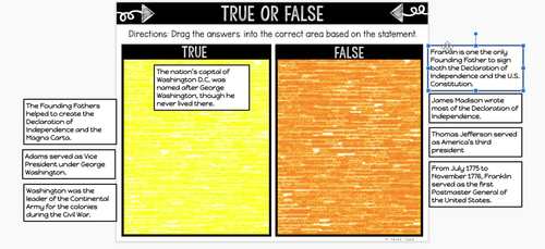 Founding Fathers DIGITAL Interactive Notebook | Choice Board | US ...