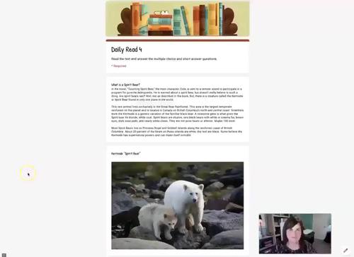 Daily ELA Skills Practice for Middle School MONTHS 1-3 BUNDLE | Google ...