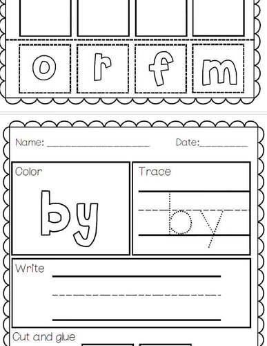Fundations Kindergarten UNIT 5 Trick Word Activity Pages | Sight Word | SoR