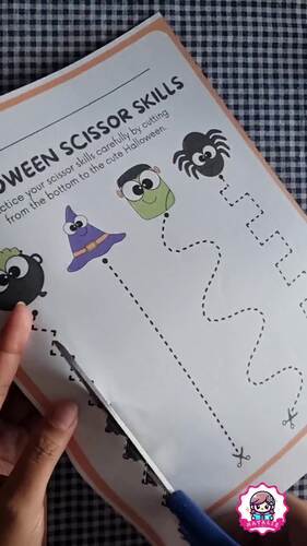 Halloween Fine Motor Activities | Tracing, Matching, Scissors skill ...