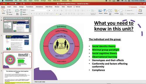 IB Psychology: Social Cognitive theory by Engaging Science for all