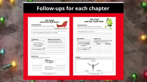 A BOY CALLED CHRISTMAS by Matt Haig - NOVEL STUDY AND READING COMPREHENSION