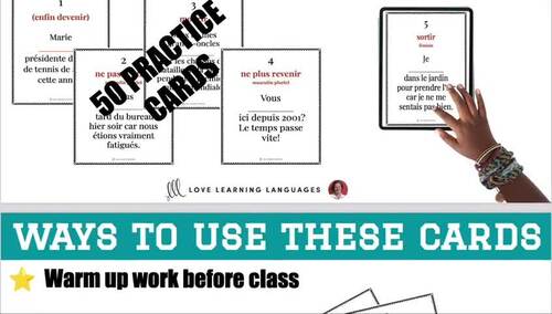 French Passé Composé With Être Review Activity | TPT