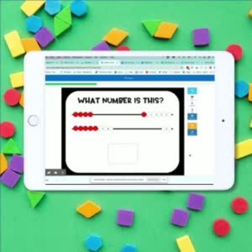 Quick Image Boom Cards 11-20 Fill in the Blank - Rekenrek Activity