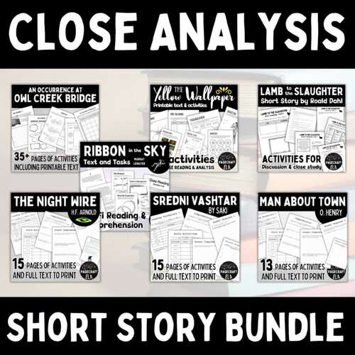 Short Story BUNDLE | Saki | HF Arnold | O Henry | CP Gilman | Bierce ...