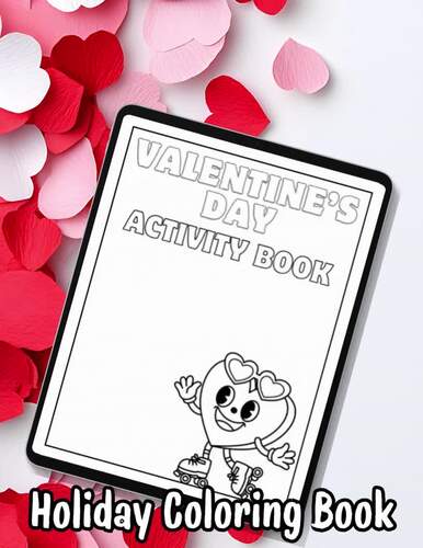 Valentine's Day Coloring Activity Book by Kreative Kid Solutions