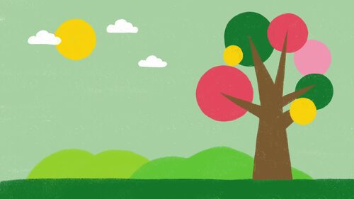 Hand-Drawn Animated Landscape Background by PrintableBoutiStudio