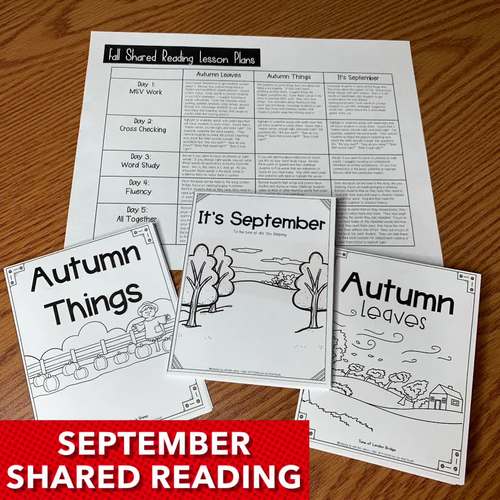 Shared Reading - September by Keeping Up with Mrs Harris | TPT
