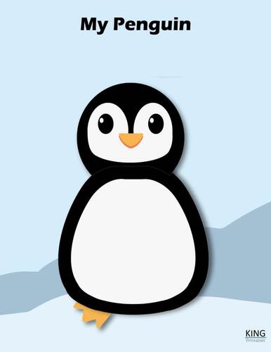 Winter Activity, Cute Penguin Craft, Antarctica Unit Kindergarten ...