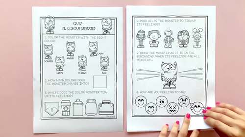 ALL ABOUT THE BOOK - The Colour Monster by Lisa's Kindergarten Class