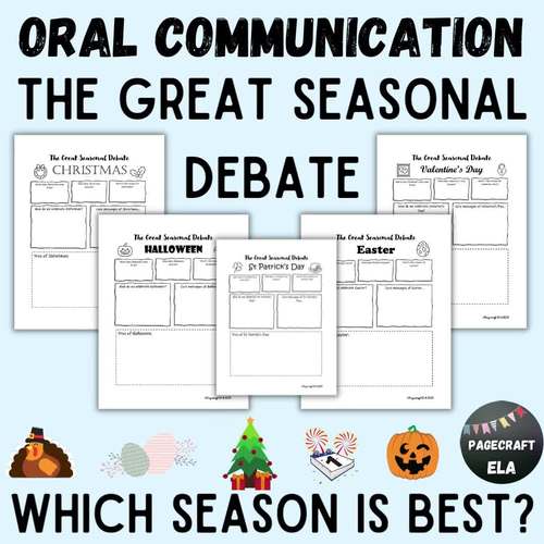 Opinion Seasonal Debate Activity | Suitable for Year-Round Use ...