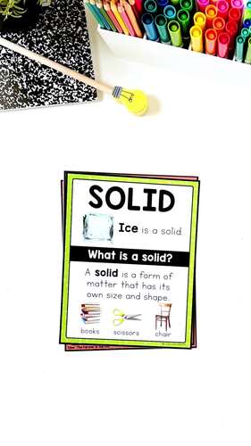 STATES OF MATTER UNIT | SOLIDS, LIQUIDS, AND GASES ACTIVITIES | TPT