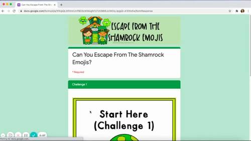 St. Patrick's Day Reading Escape Room Bundle | Print & Digital Game