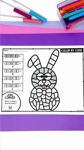 Spring Color by Code for ANY WORD LIST Spelling & Sight Word Practice ...