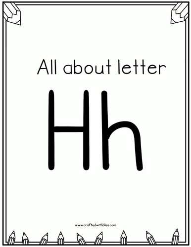 Letter H Beginning Sound And Letter Recognition | TPT