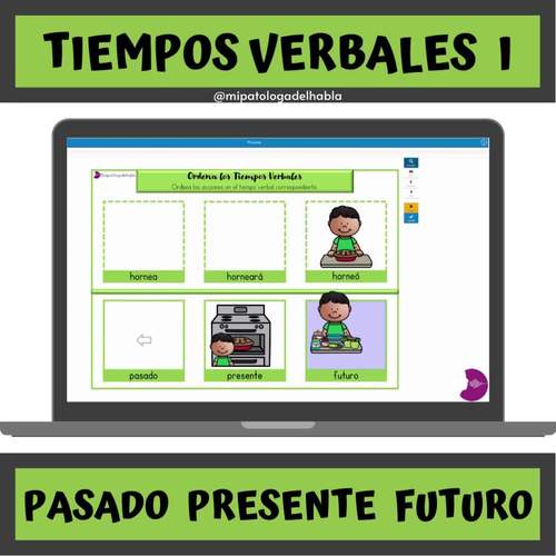 Tiempos Verbales Pasado Presente Futuro Verbos Nivel I Verb Tenses Spanish