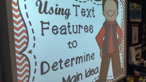 Recognizing Central Idea with Supporting Details - Informational Text ...