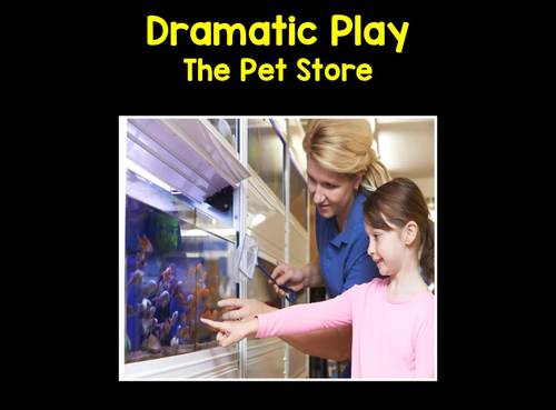 The Pet Store Dramatic Play Center | Vocabulary | Printables Props ...