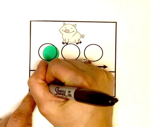 Blending and Segmenting - Hands On Differentiated CVC Task Cards