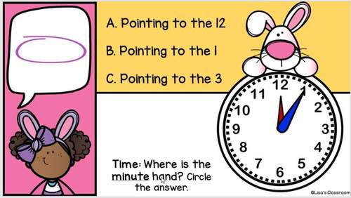 SPRING EASTER Theme 1st TIME - Distance Learning Google Slides Digital +PPT