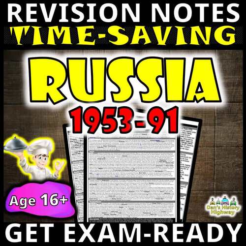 Revision Menu – Russia 1953-91 | Comprehensive Cold War & Post-Soviet ...
