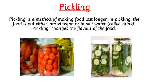 Food Processing and Food Preservation techniques by A Pinch of Learning