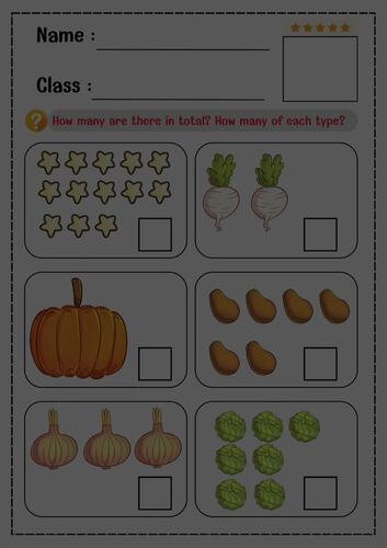 Counting Game: Math: Addition and subtraction worksheet ,How many are ...