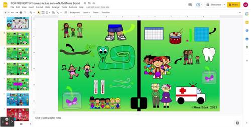 Trouvez-le! - Les sons AN, AM - Google Slides™ by Mme Bock | TPT