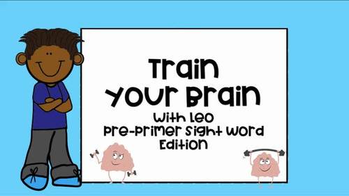 VIDEO Pre-Primer ABC ORDER Fluency with Exercise: Train Your Brain with Leo