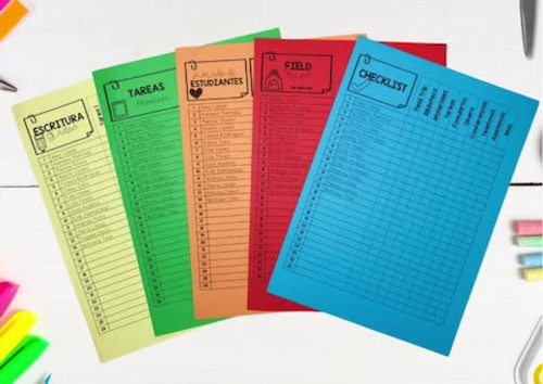Editable Students List in Spanish | Regreso a clases | Class Checklist ...