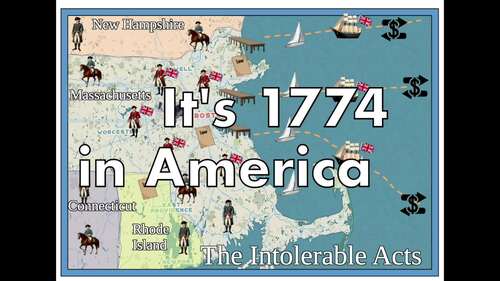 American Revolution Board Games #6 The Intolerable Acts (Social Studies ...