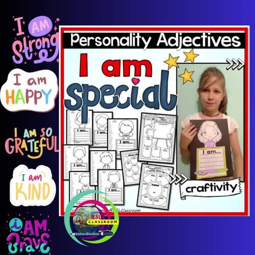 I Am Special | Positive Affirmations & Personality Adjectives for ESL & SEL