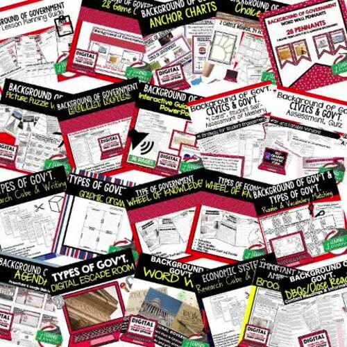 Background of Government BUNDLE (Civics BUNDLE & Government BUNDLE)