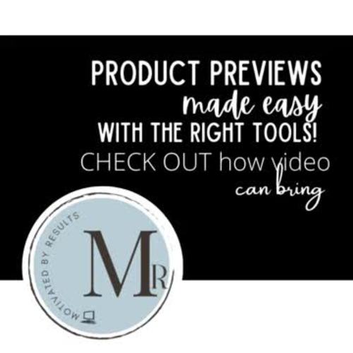 CANVA Product Preview Video MARKETING TEMPLATE | TASK CARDS Design