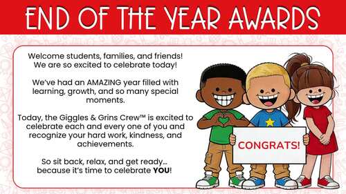 End of Year Awards Bundle | Certificates + Presentation Editable