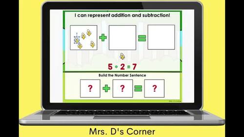 Kindergarten Mathematics Standards Aligned Digital Bundle by Mrs Ds Corner
