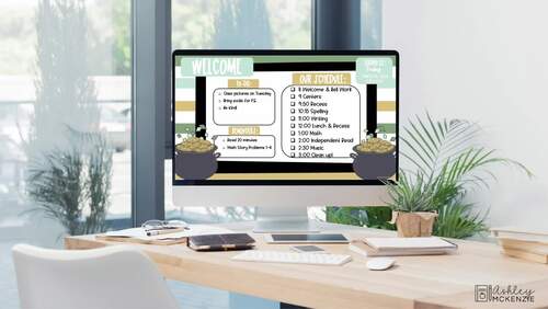 Retro St. Patrick's Day Slides Templates | Retro Decor | for Google ...