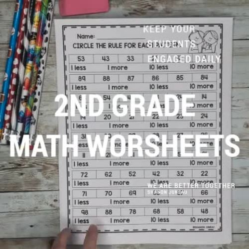 Addition and Subtraction Within 100 2nd Grade Math Worksheets | TPT