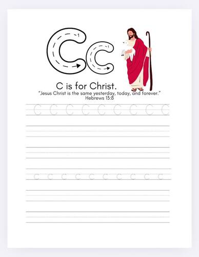 Bible Themed Handwriting Practice | practice handwriting with Bible ...