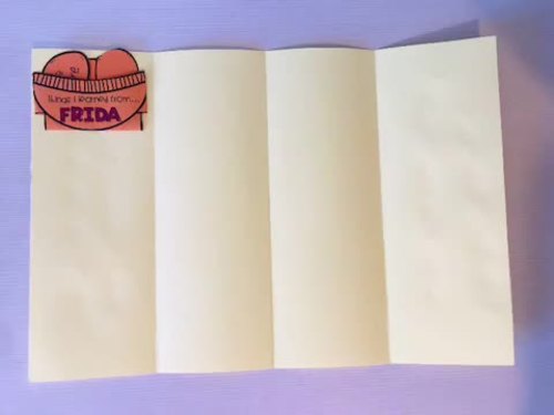 FRIDA KAHLO en español|Lapbook, lectura y escritura | Spanish Cinco de Mayo