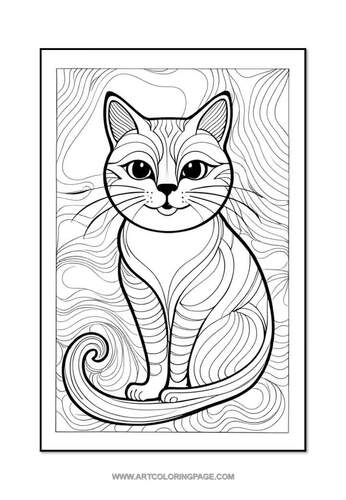 Explore the Mystical World of Feline Art Abstract Volume 5 by Art ...