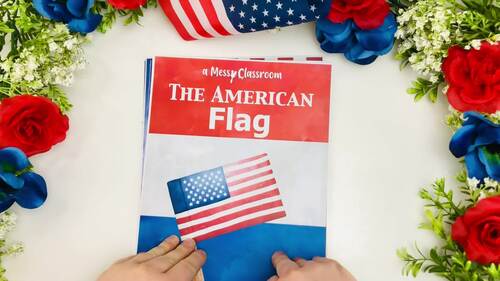 USA American Flag 2nd Grade Nonfiction Reading Lesson RI.2.2 Identify ...