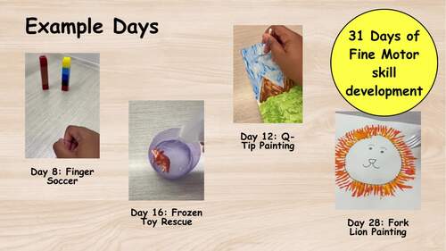 Fine Motor Task Box– 31 Printable Task Cards | OT and Special Education