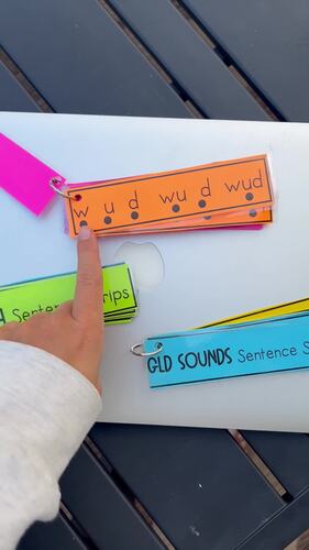 Decodable Sentence Strips, Reading Centers, Sentence Fluency, SOR Activity