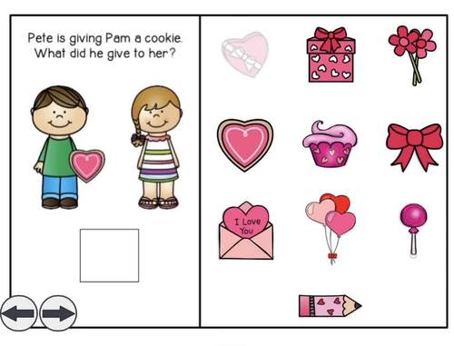 Valentine's Day Interactive Book Printable AND Boom Cards by PlayingSpeech