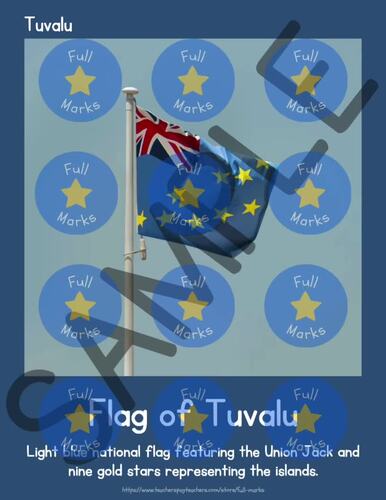 Tuvalu Posters Class Decor Geography Culture Oceania Pacific Islands ...