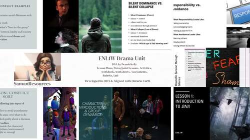 ENL1W - Drama - DNA by Dennis Kelly - Unit 3 by Saman Resources | TPT