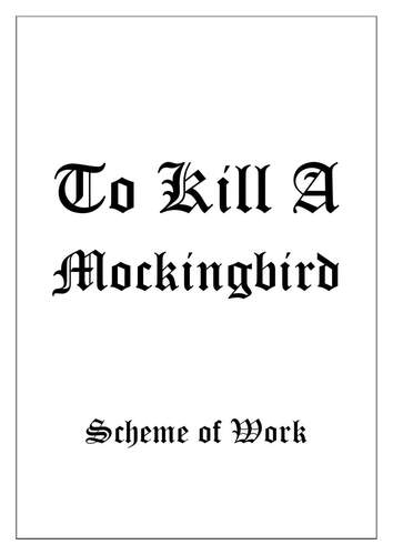 English Literature To Kill A Mockingbird Worksheets by Worksheet Whisperer